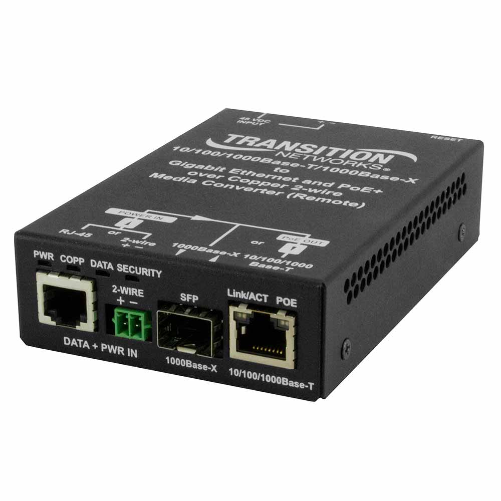 Transition Networks EO2PD4052-111 Gigabit Ethernet Media Converter ...