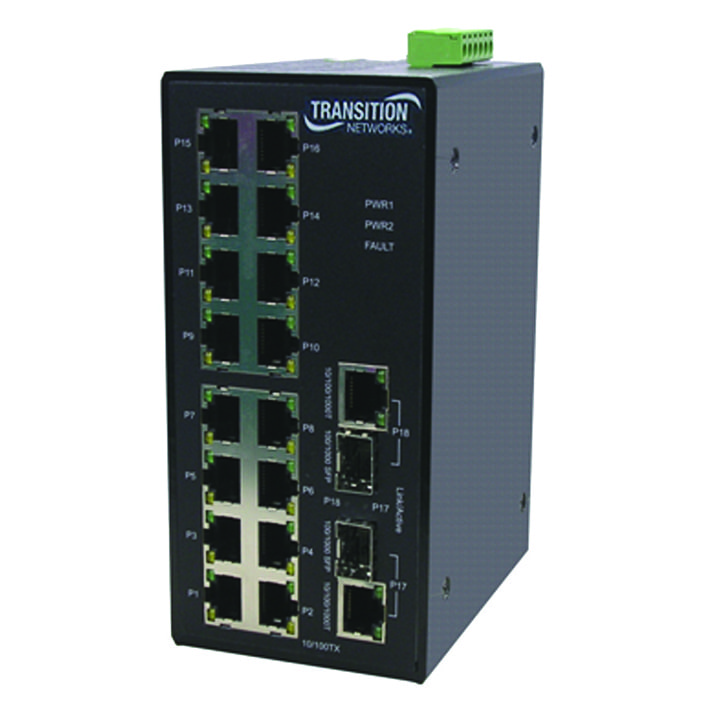 Transition Networks SISTM1040-262D-LRT-B Hardened Network Switch - Sol ...