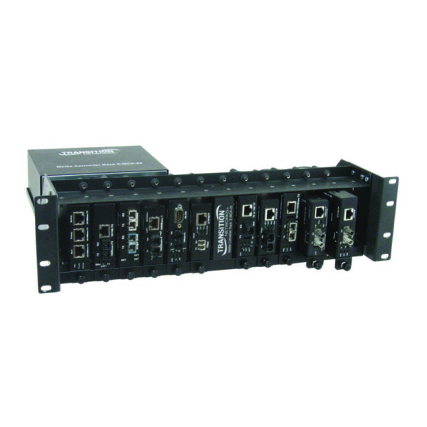 Transition Networks E-MCR-05-LA Media Converter Rack - Sol Distribution