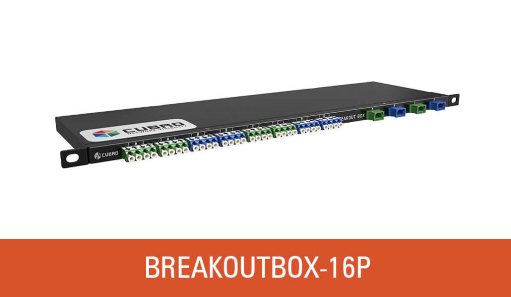 Cubro Network Visibility CUB.BREAKBOX-16P-SMMT Breakout Boxes - Sol ...