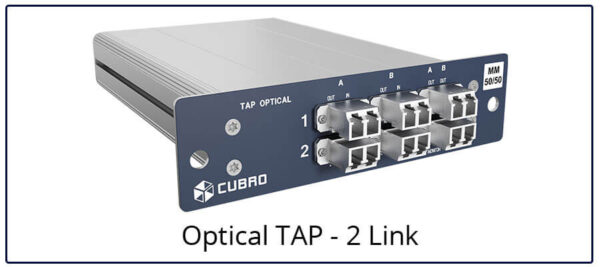 Cubro Network Visibility CBR.OPTO-2-SM-R3 Optical TAP 1 & 2 Links - Sol ...