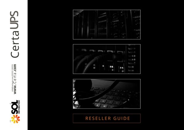 An Introduction to CertaUPS - The Alternative to EATON & APC - Sol Distribution