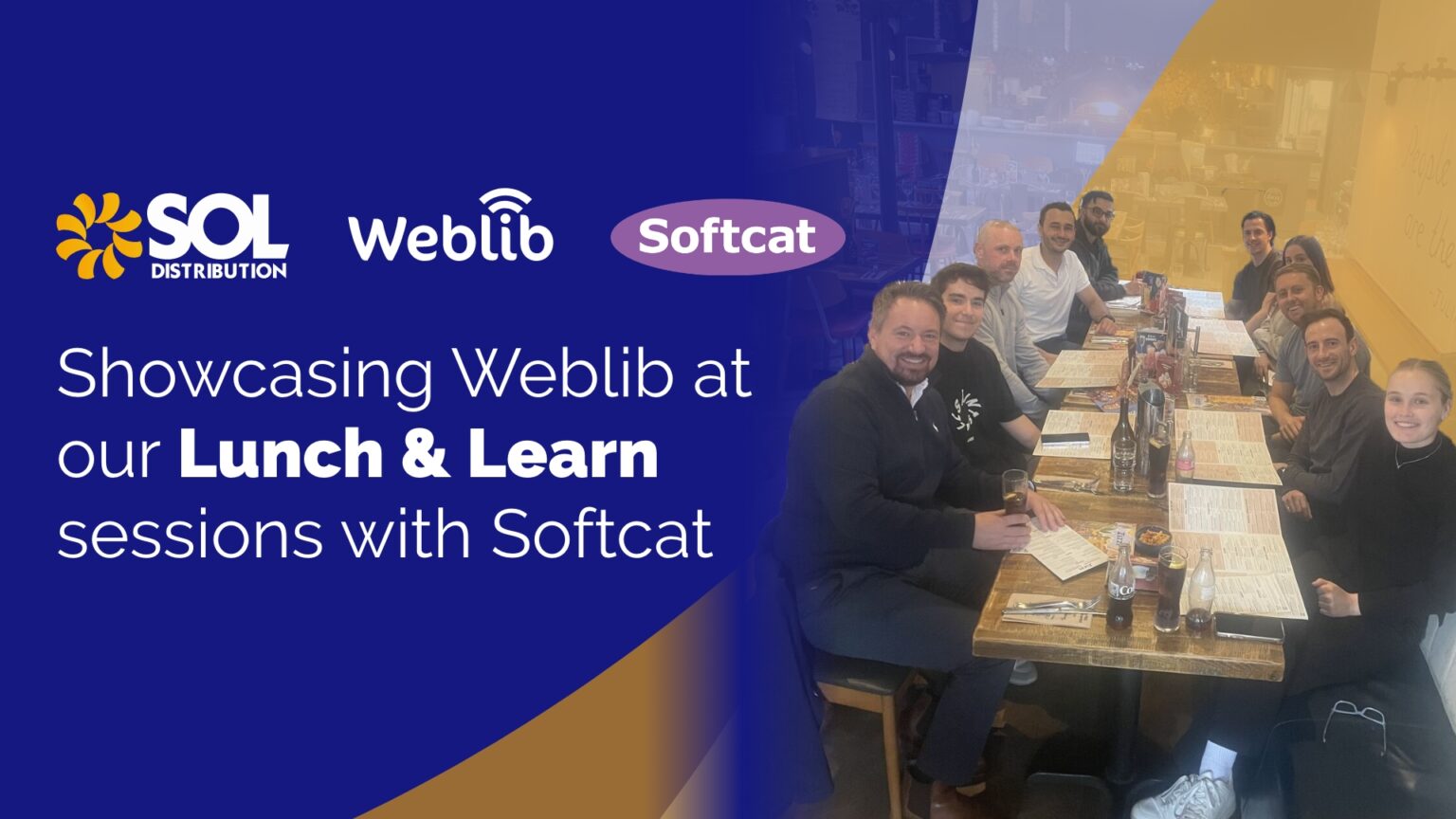 Showcasing Weblib at our Lunch & Learn sessions with Softcat - Sol Distribution